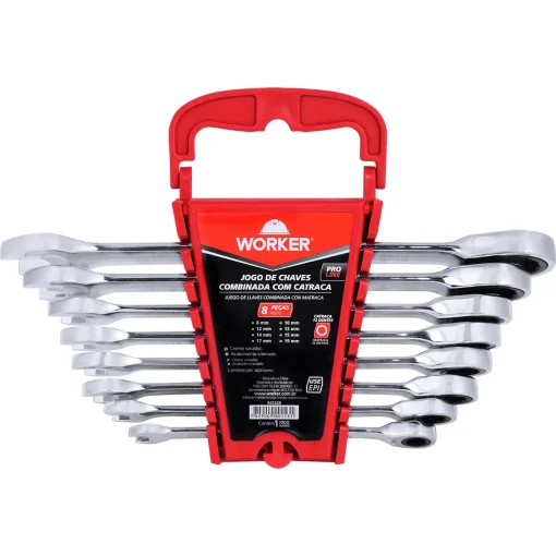 Jogo de chave combinada para mecânicos e uso automotivo - Super Pro ...